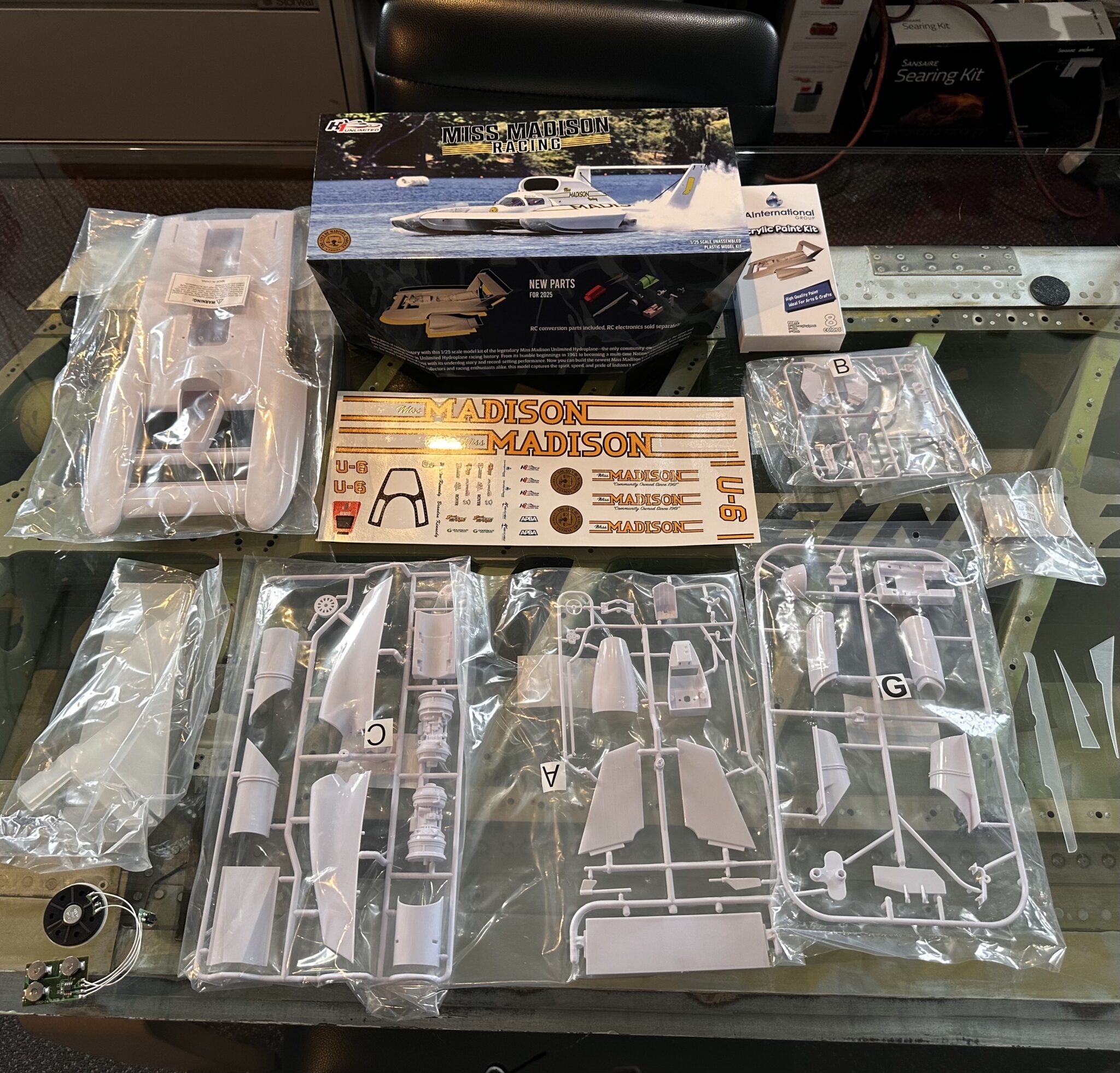 New for 2025!! Miss Madison Unlimited Hydroplane -Radio control ready ...